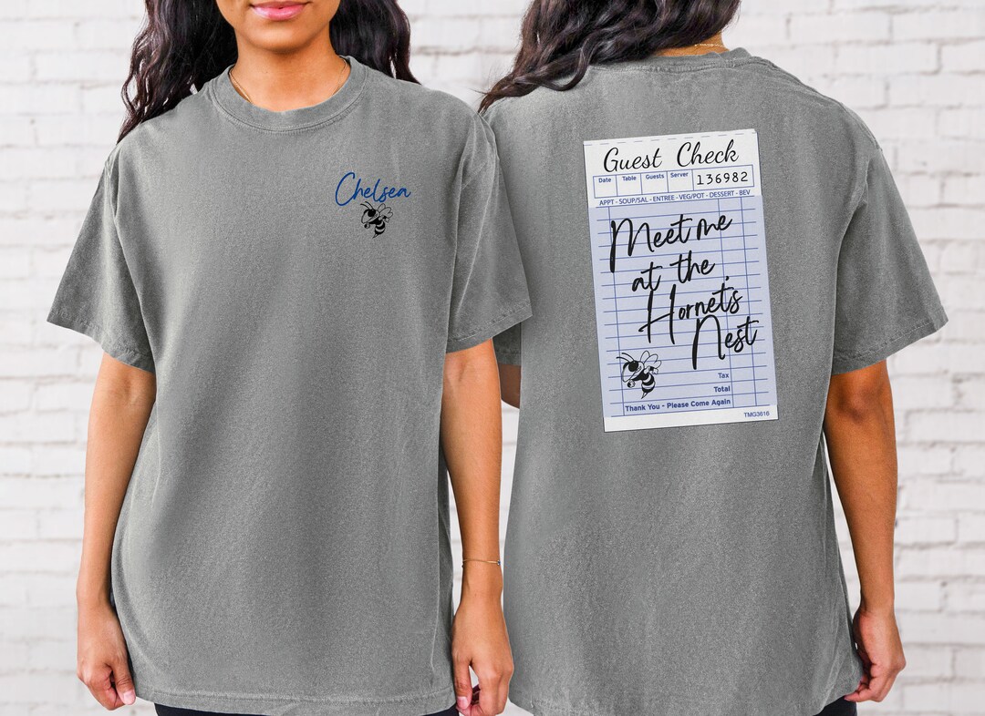 Custom Guest Check Gameday JPG PNG File, Digital Download - Etsy