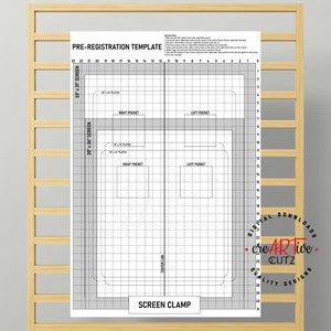 Pre-registration Template, Screen Printing Registration & Placement ...