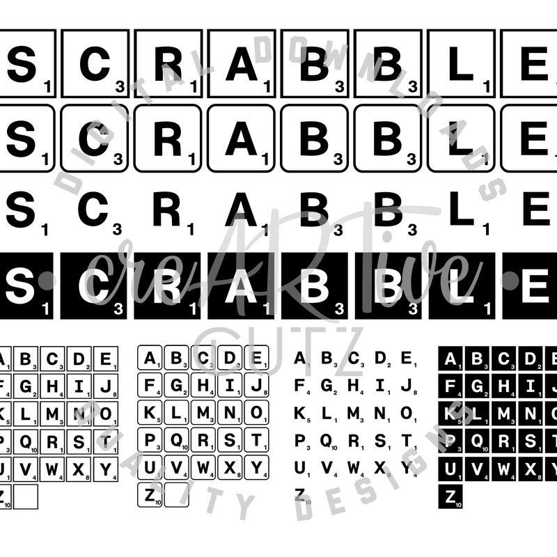 Scrabble Tile Images - Etsy