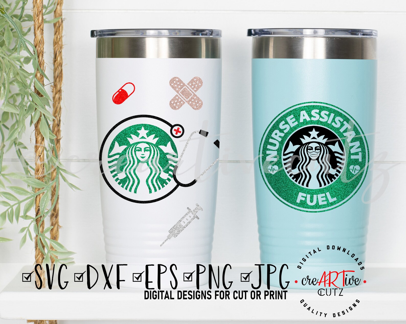 Healthcare Bundle SVG, Nurse DXF, Font Included, PNG, Vector, Printable ...