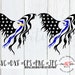 Thin Blue Line Eagle SVG, Back the Blue Vector, United States Police ...