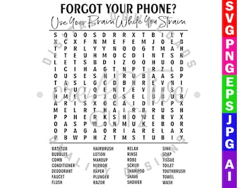 Word Search Svg | Etsy UK