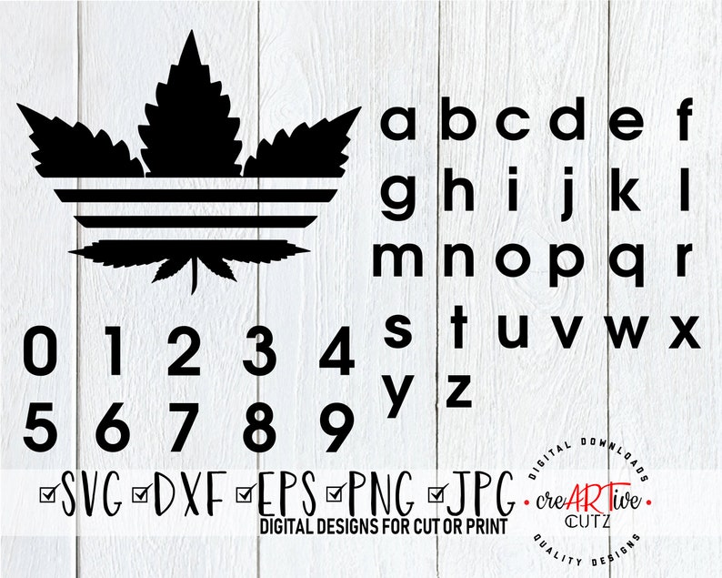 Cannabis SVG Marijuana DXF Weed Cut File PNG Vector - Etsy