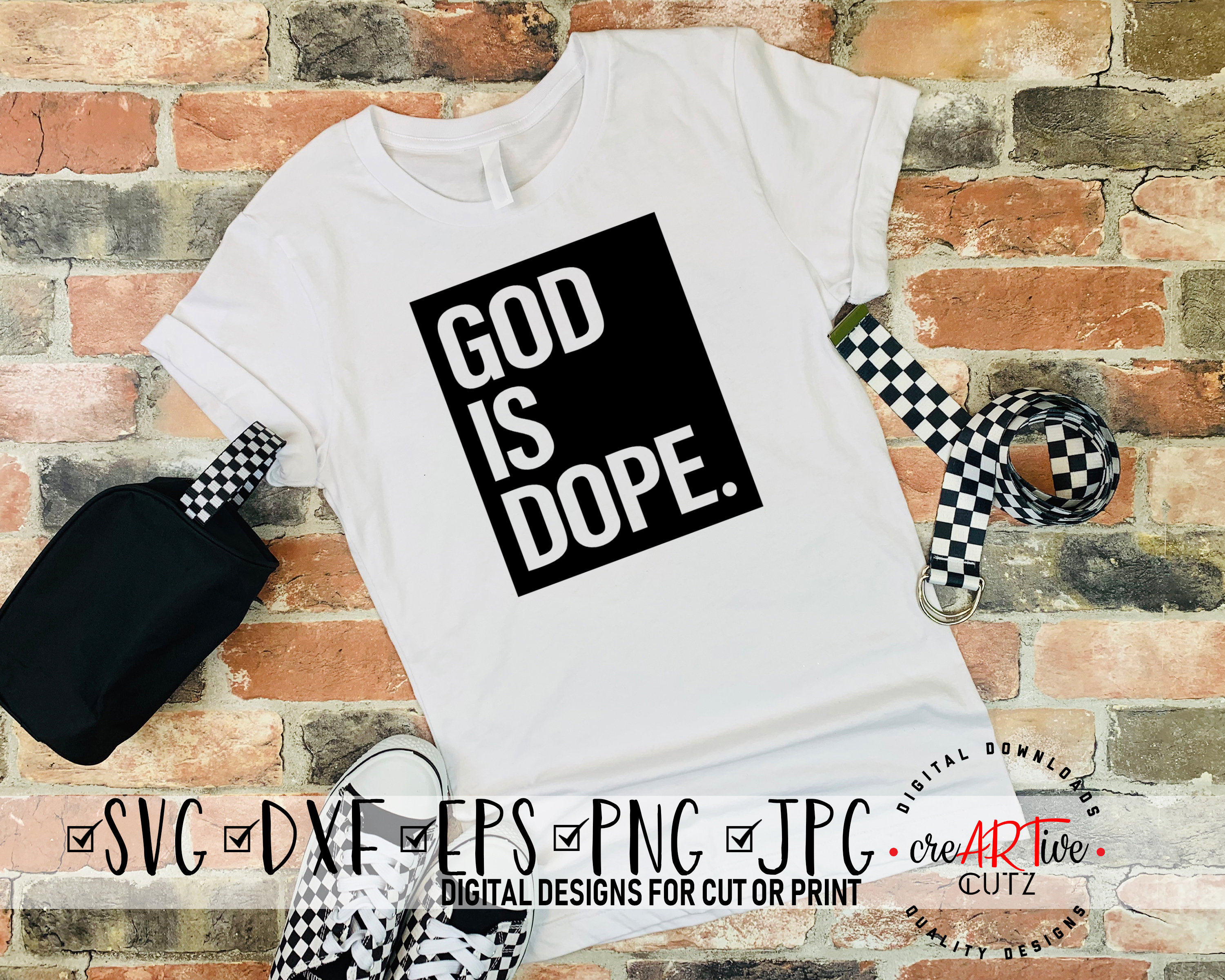 God is Dope SVG Just God Cut File God is Dope DXF Vector - Etsy