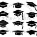 Graduation Cap SVG Bundle, Graduation Hat DXF, Grad Cap Vector, PNG ...