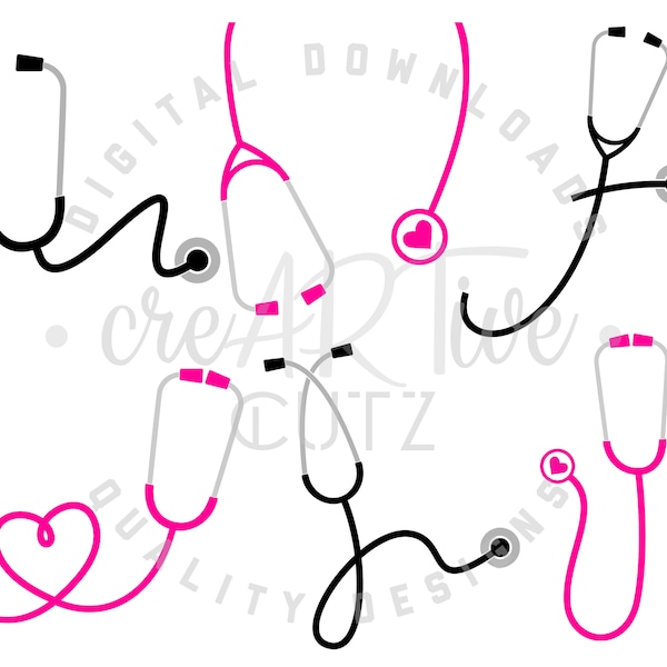 Stethoscope Svg - Etsy