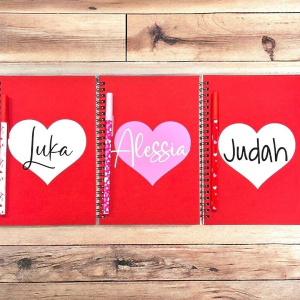 Valentines Day Notebooks - Etsy