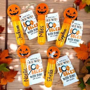 Kids Halloween Party Favors, Halloween Bubbles, Halloween Classroom ...