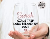 Girls Trip Wine Glasses Girls Trip Gifts Girls Getaway Wine | Etsy