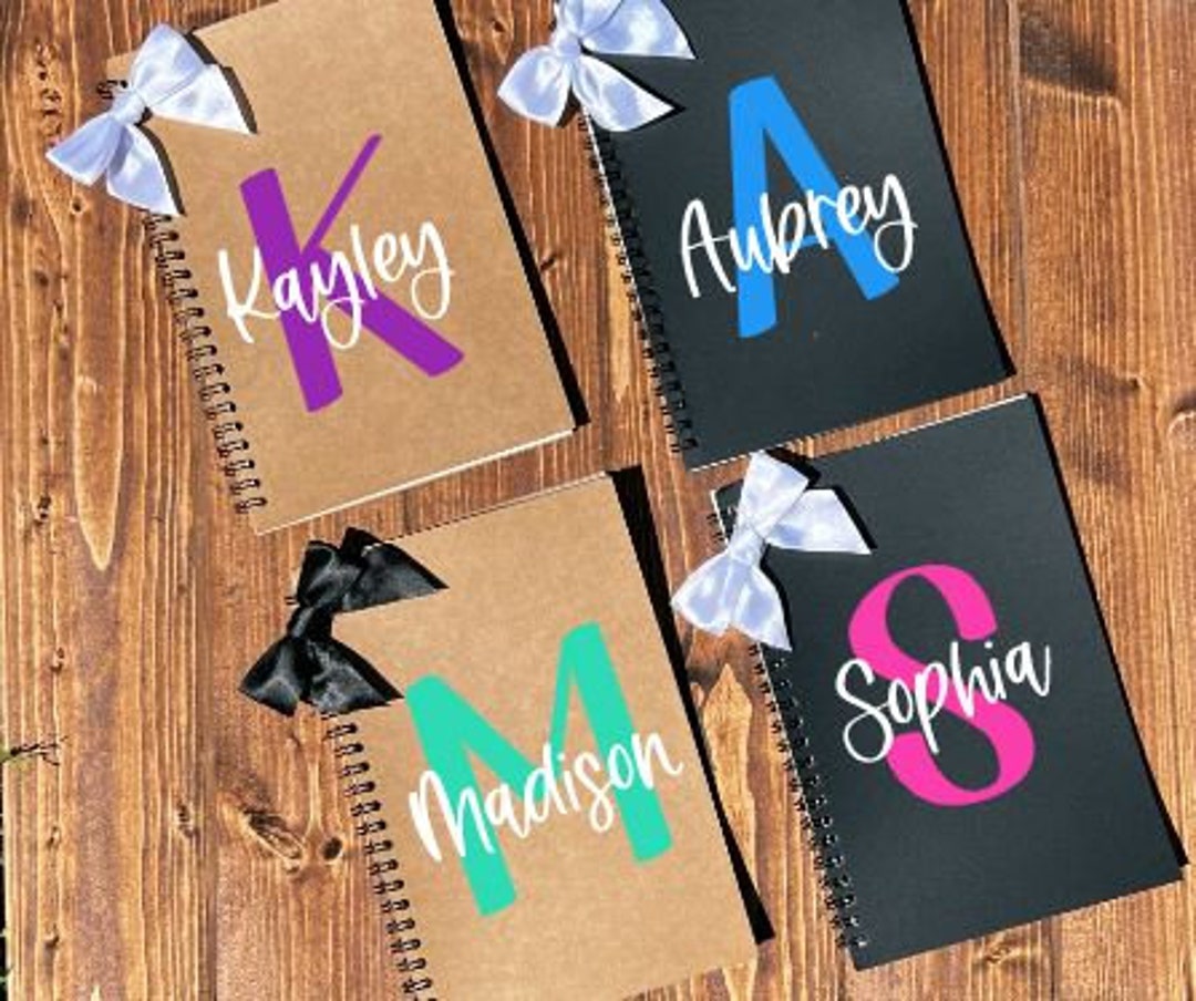 Personalized Notebook for Girls, Girls Party Favors, Kids Notebooks ...