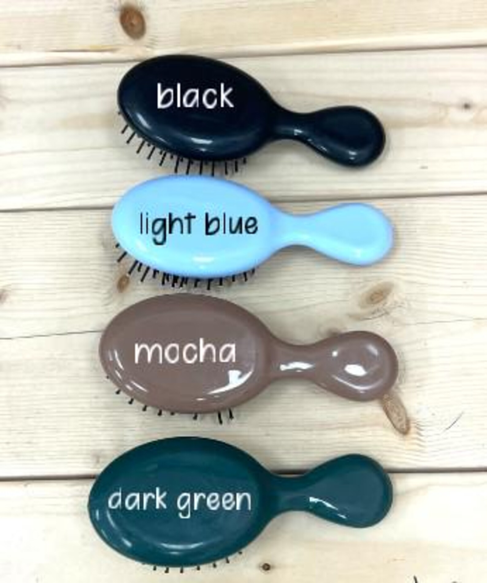 Personalized Mini Wet Brushes for Girls, Hairbrush With Name, Dance ...