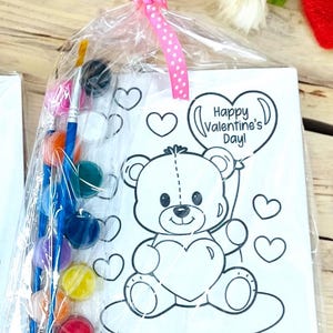 Personalized Valentines Day Painting Kit for Kids, Valentines Day Party ...