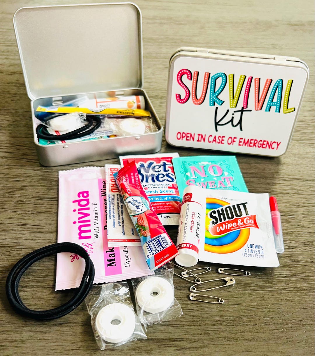 Survival Kit, Emergency Kit, Travel Kit, Travel Kit for Women, Girls ...