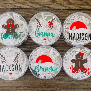 Christmas Treat Bags, Christmas Goodie Bags, Personalized Christmas ...