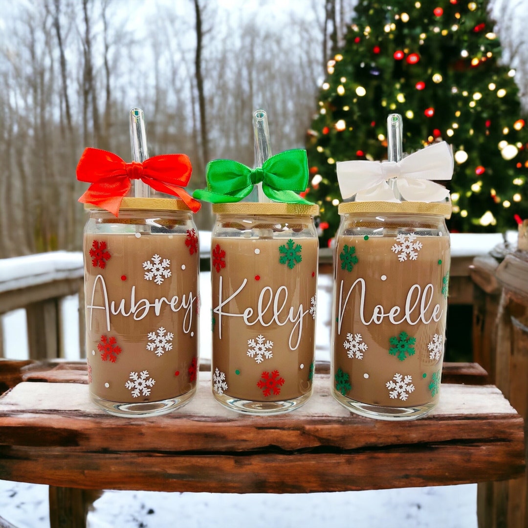 Personalized Christmas Glasses, Personalized Christmas Tumbler ...