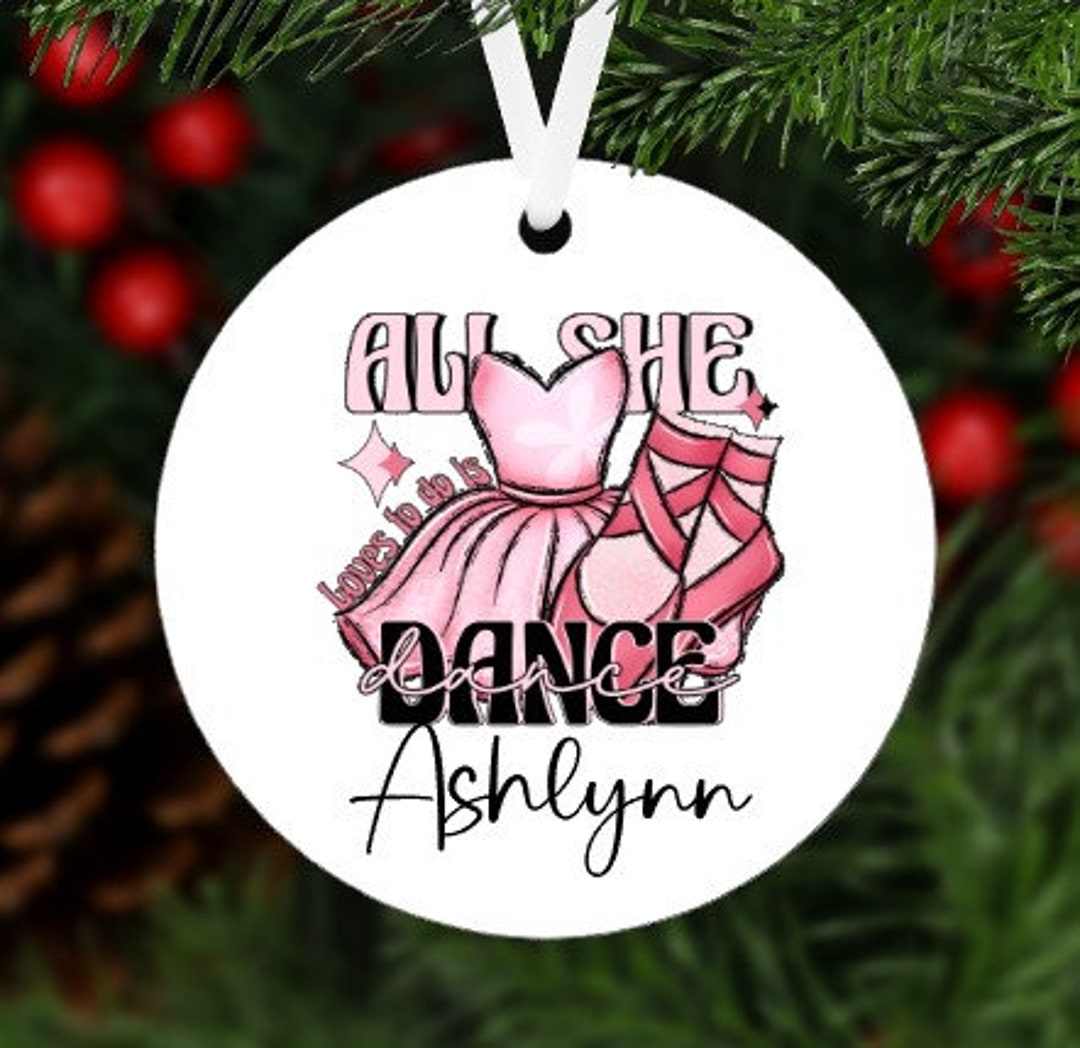 Personalized Dance Gifts, Gift for Dancer, Dancer Christmas Ornament ...