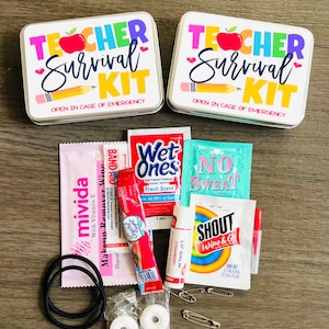 Teacher Back to School Gift, Teacher Christmas Gift, Teacher Survival ...