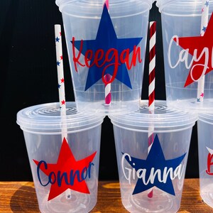 Kids 4th of July Party Cups, Kids Party Favors, Kids Party Cups ...