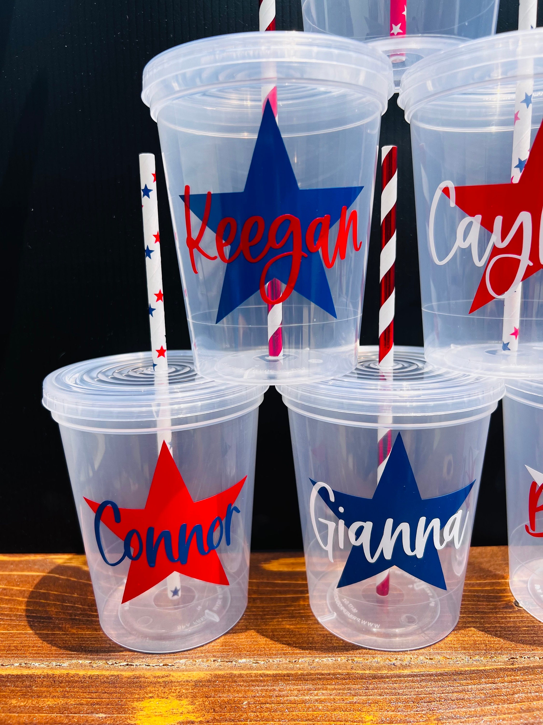 Kids 4th of July Party Cups, Kids Party Favors, Kids Party Cups ...