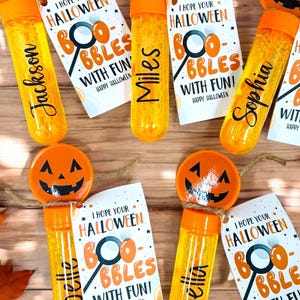 Kids Halloween Party Favors, Halloween Bubbles, Halloween Classroom ...