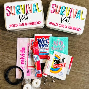 Survival Kit, Emergency Kit, Travel Kit, Travel Kit for Women, Girls ...