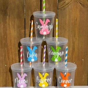 Easter Party Cups for Kids, Kids Easter Cups, Easter Basket Stuffers ...