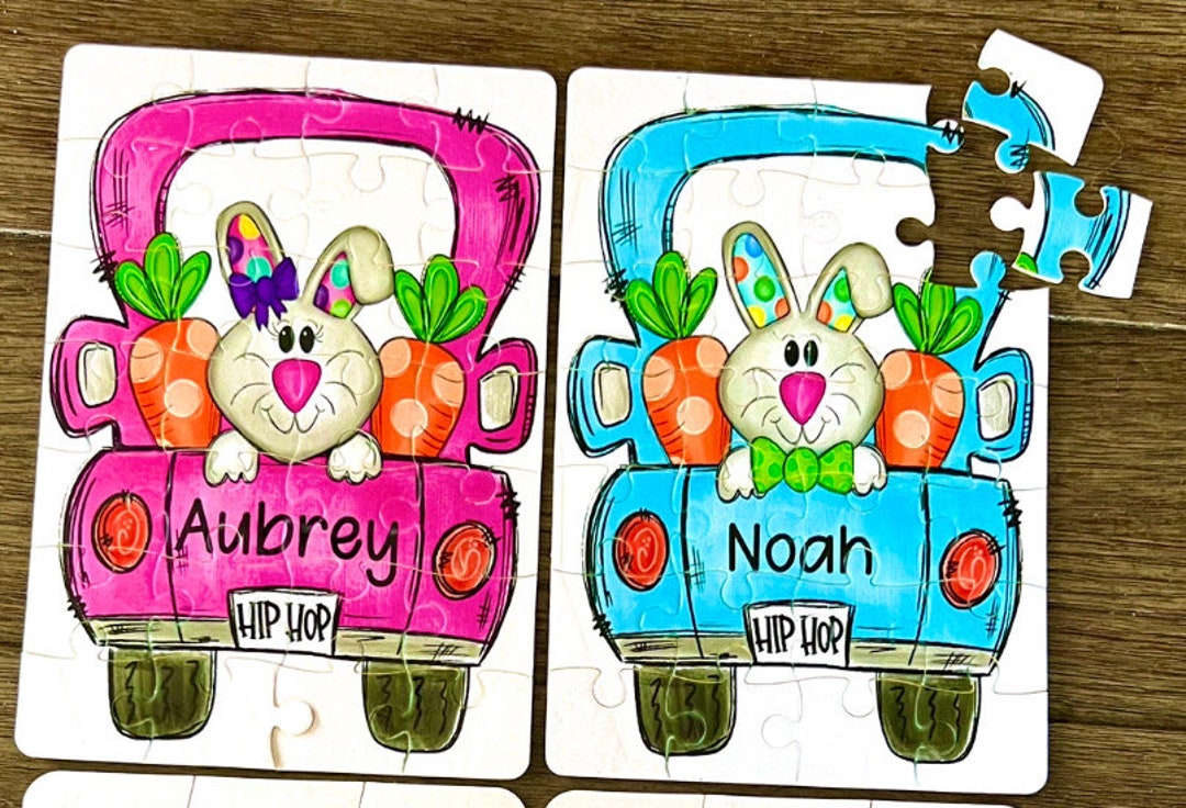 Personalized Easter Gifts, Easter Puzzle, Easter Name Puzzle, Easter ...