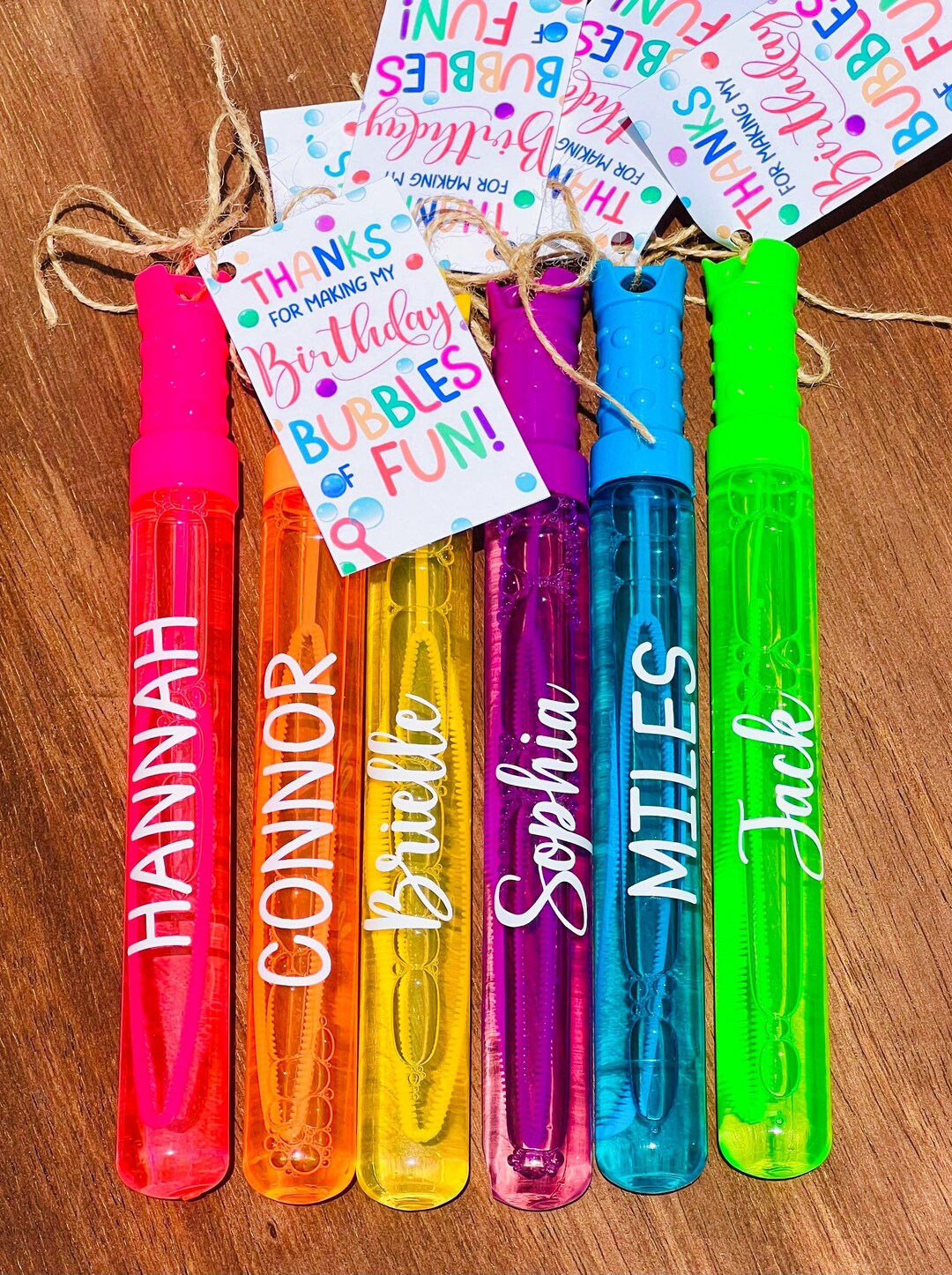 Personalized Bubbles, Birthday Bubbles, Bubbles Party Favors, Kids ...
