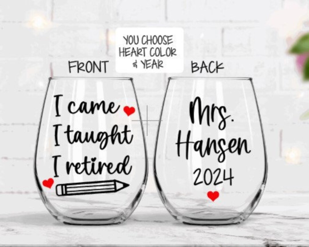 Teacher Retirement, Teacher Retirement Gift, Teacher Retirement Gifts ...