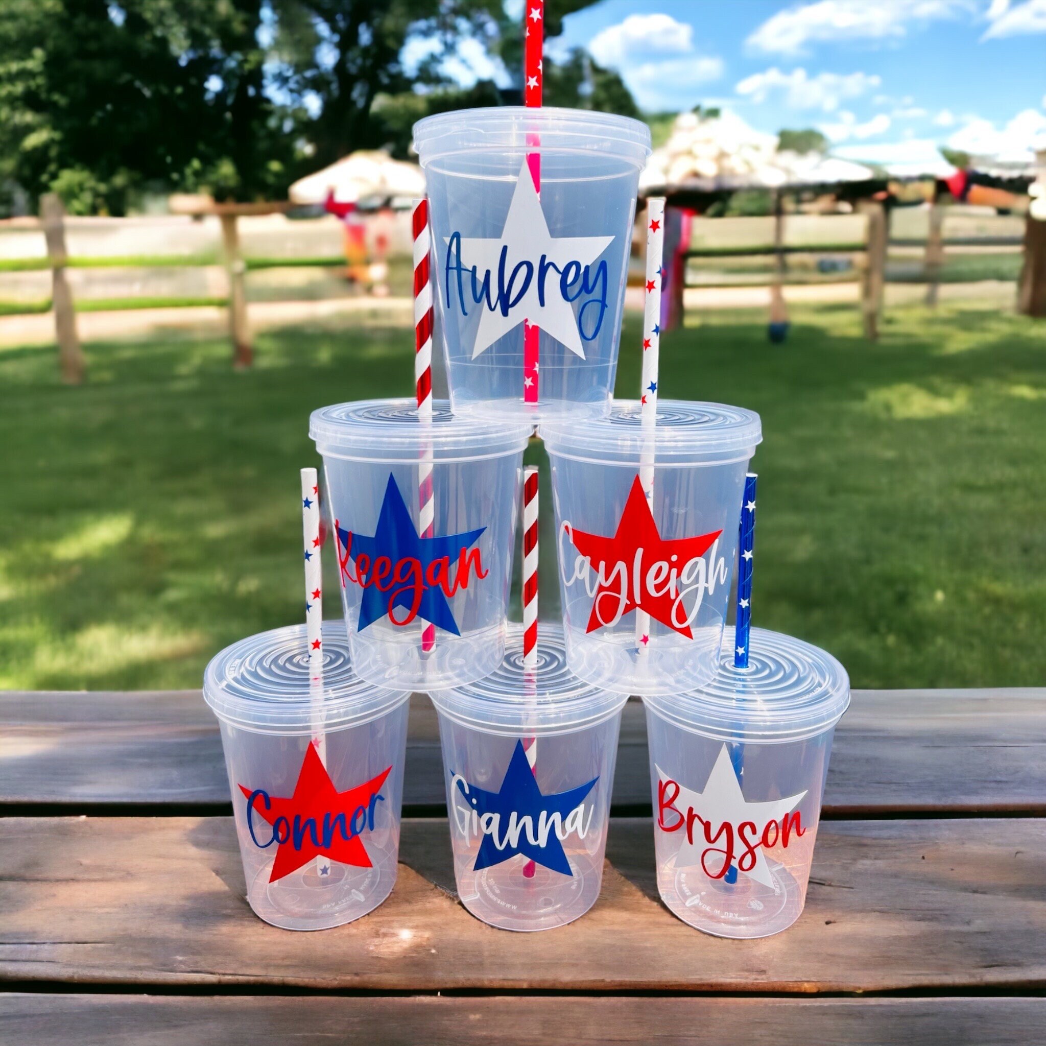 Kids 4th of July Party Cups, Kids Party Favors, Kids Party Cups ...