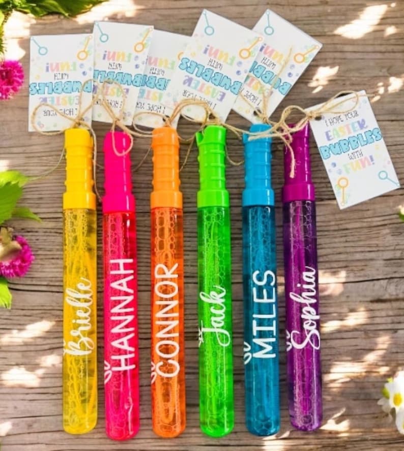 Easter Bubbles, Easter Basket Stuffers, Kids Easter Gifts, Kids Easter ...