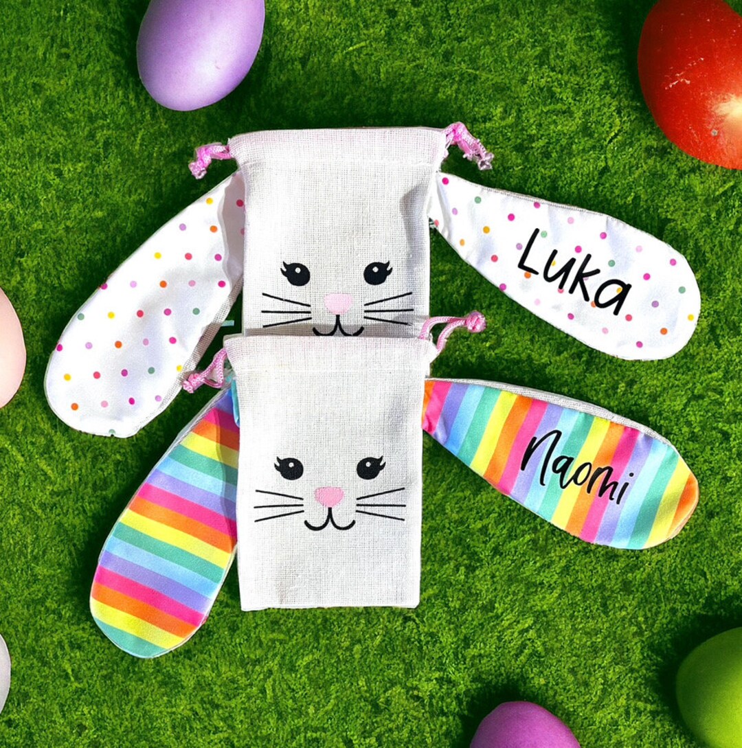 Easter Treat Bags, Easter Gift for Kids, Personalized Easter Treat Bags ...