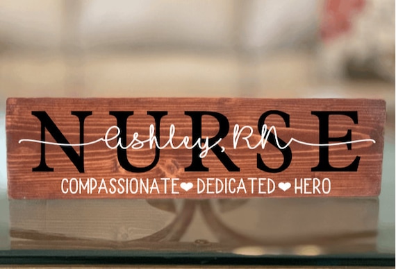 Nurse Gifts Gift for Nurse Personalized Desk Sign for Nurse - Etsy