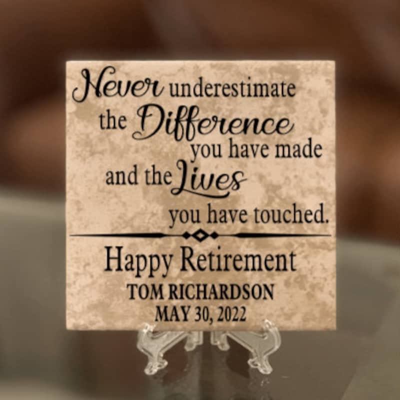 Retirement Plaque - Etsy
