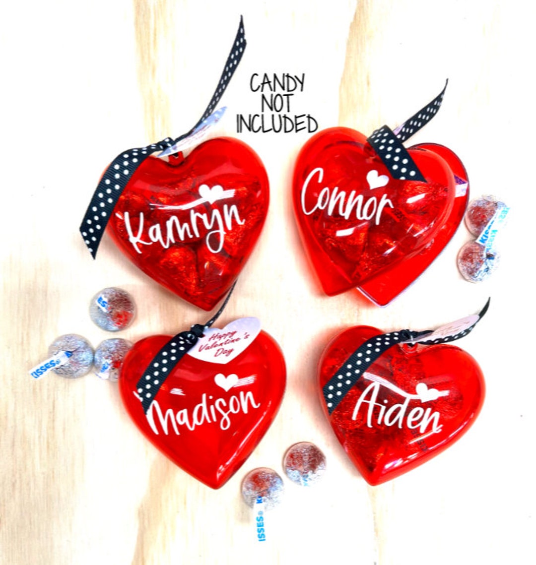 Valentines Day Party Favors for Kids, Personalized Valentines Day Candy ...