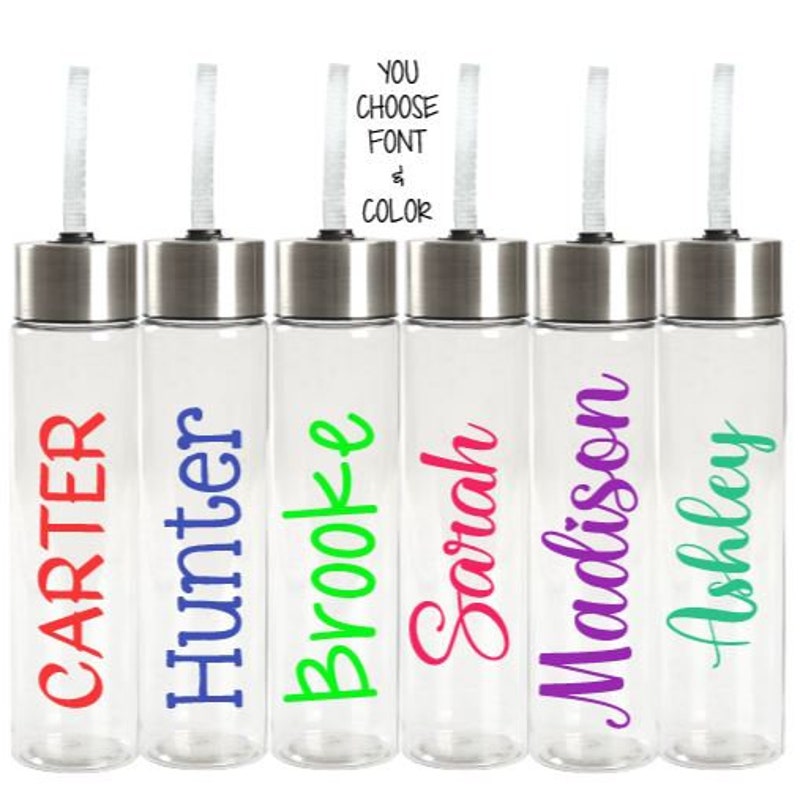 Personalized Water Bottle With Name - Etsy