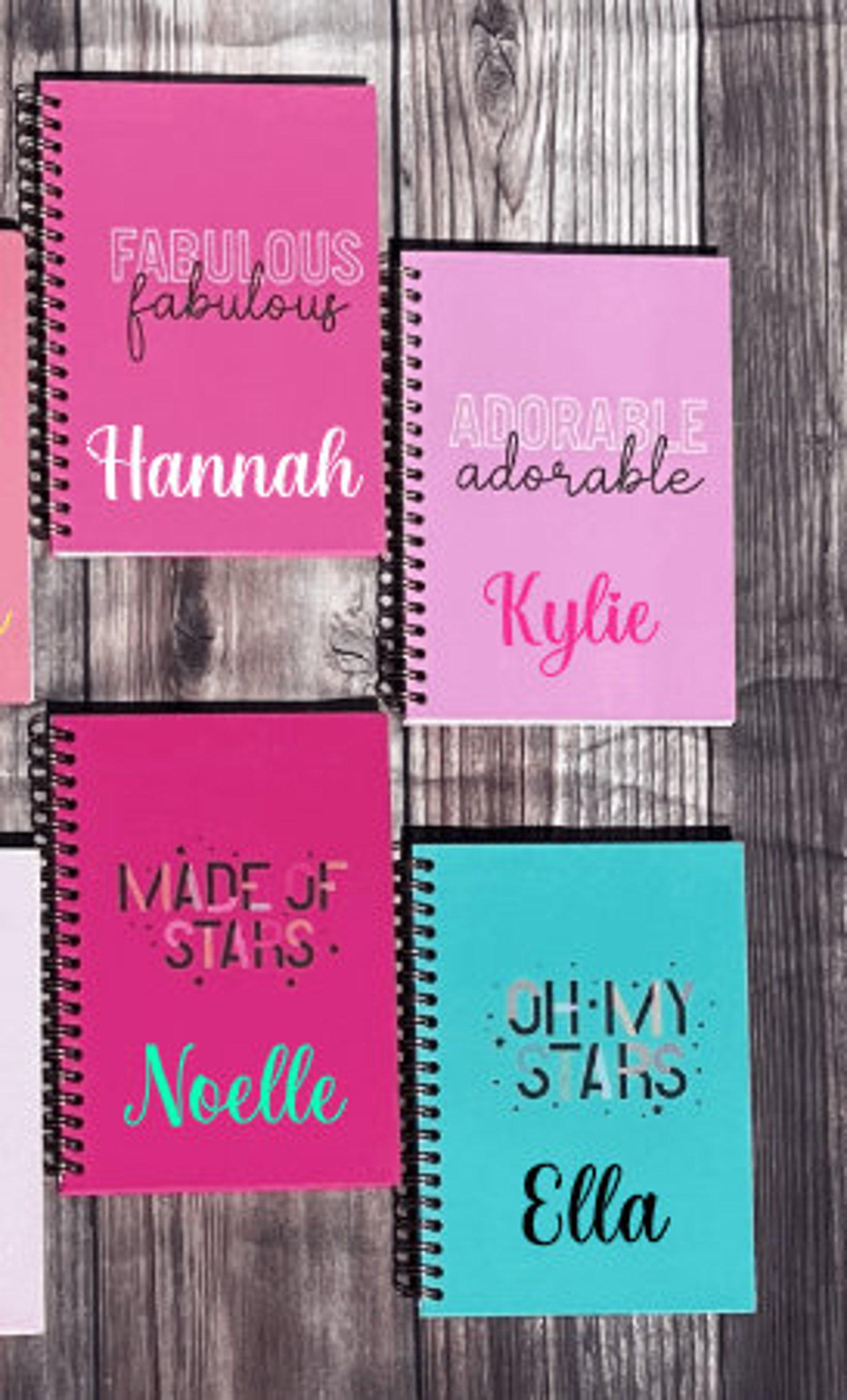 Personalized Notebook for Girls Kids Notebooks Back to - Etsy