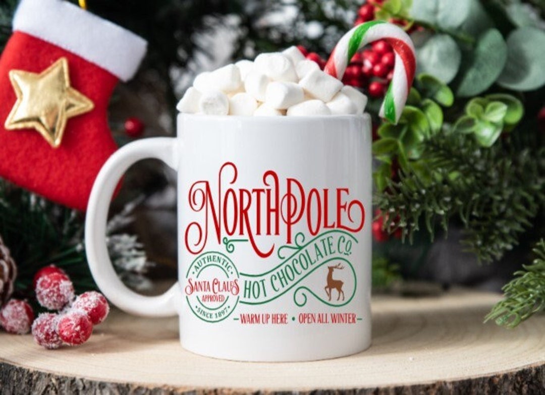 Christmas Mug, Hot Chocolate Mug, Christmas Mugs Gifts, Kids Hot ...