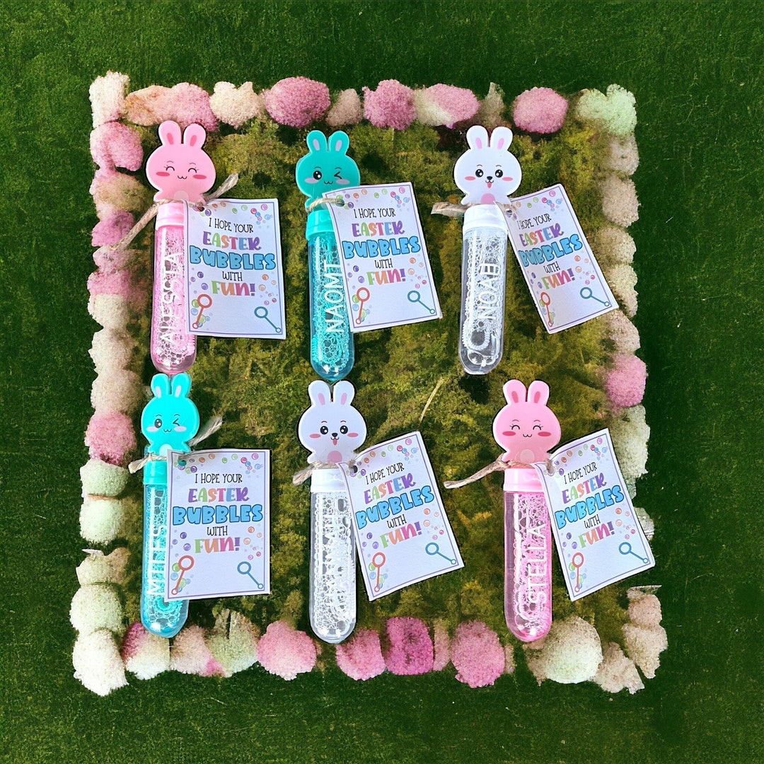 Easter Bubbles, Gift for Easter Basket, Easter Party Favors, Kids ...