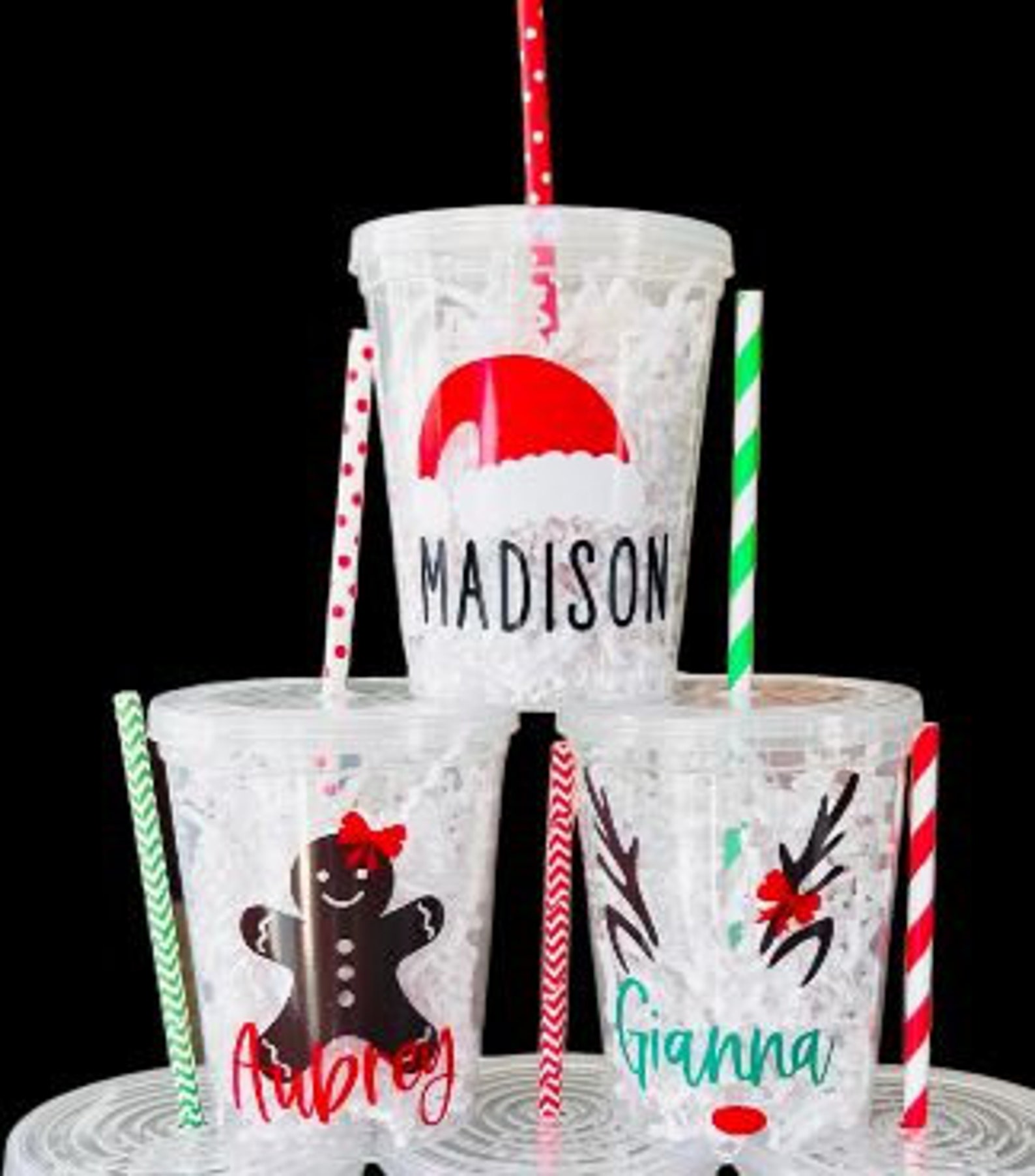 Kids Christmas Cups, Christmas Party Favors Kids, Personalized ...
