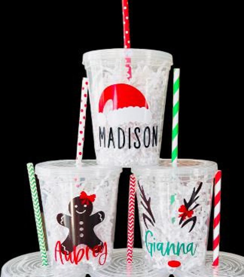 Kids Christmas Cups, Christmas Party Favors Kids, Personalized ...