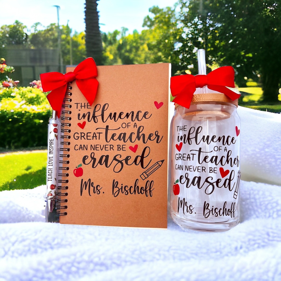 Teacher Gift Set, Teacher Gifts Personalized, Teacher Appreciation ...
