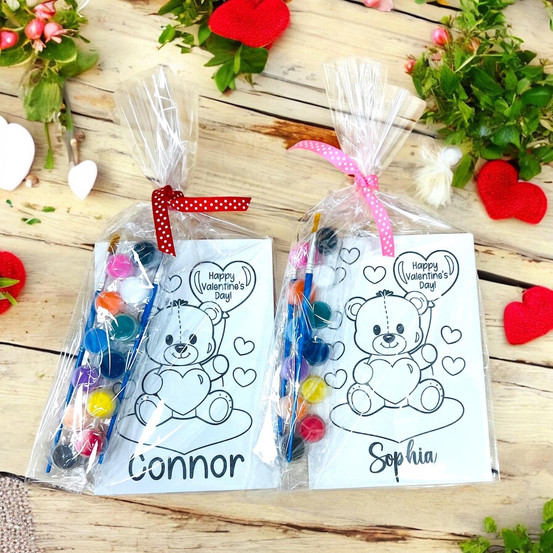 Personalized Valentines Day Painting Kit for Kids, Valentines Day Party ...