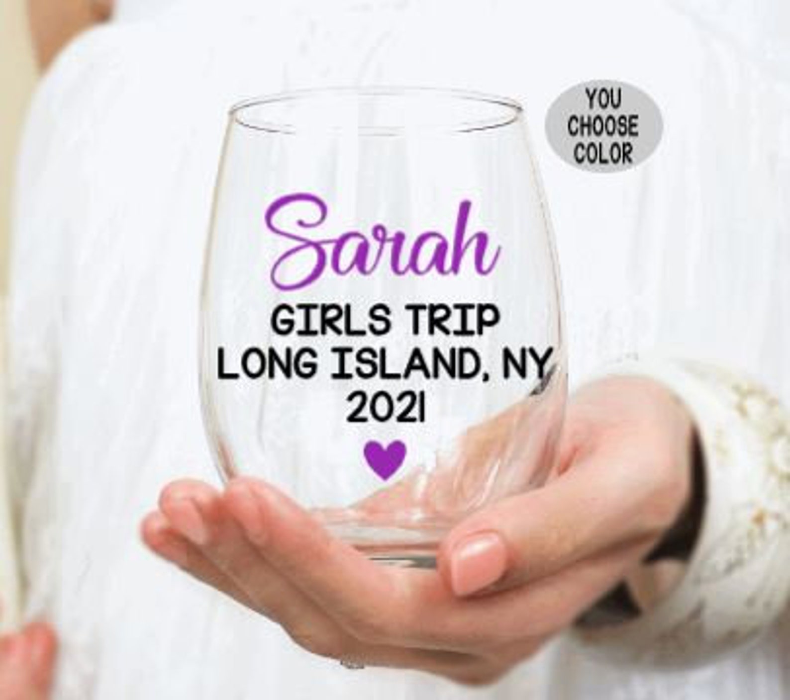 Girls Trip Wine Glasses Girls Trip Ts Girls Getaway Wine Etsy
