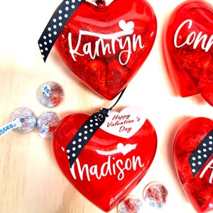 Valentines Day Party Favors for Kids, Personalized Valentines Day Candy ...