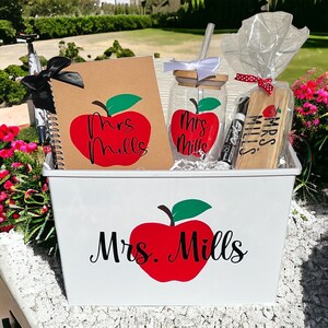 Personalized Teacher Gift Basket, Gift for Teacher, Teacher ...