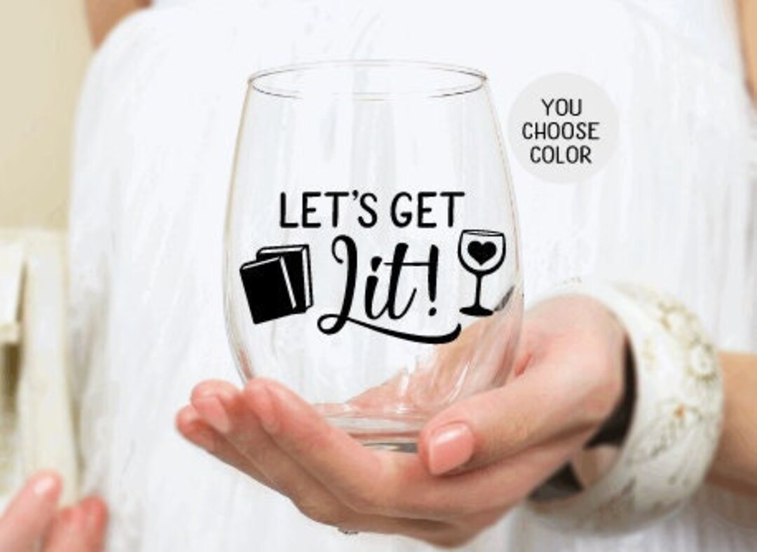 Lets Get Lit Book Club Gift, Gift for Book Club, Book Club Gifts, Book ...