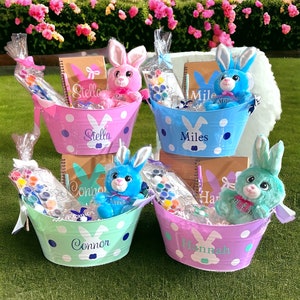 Personalized Easter Basket, Girl Easter Basket, Boy Easter Basket, Kids Easter Basket ...