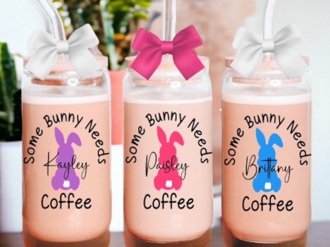 Easter Gifts, Easter Gifts for Adults, Some Bunny Needs Coffee Tumbler ...