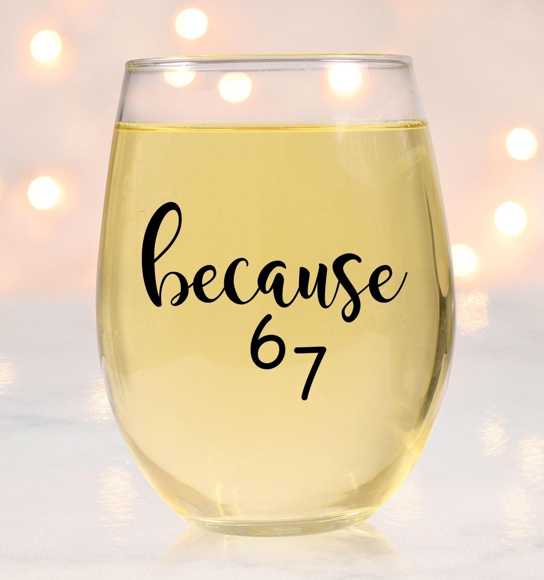 Funny 6 7 Wine Glass, 67, Six Seven, Teacher Gift, Gift for Mom, Funny ...